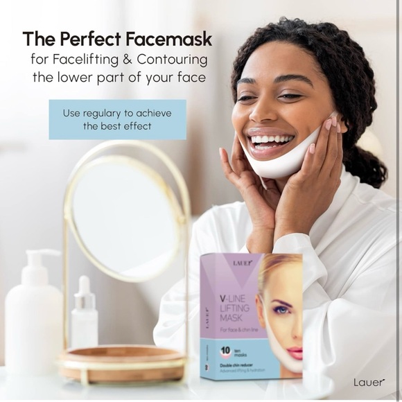 LAUER COSMETIC | Skincare | V Shaped Contouring Face Mask Line Shaping ...